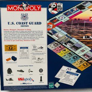 Hasbro | Games | Vintage Monopoly Us Coast Guard Edition Board Game 207 ...